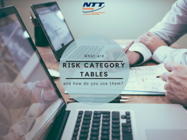Risk Category Tables and How To Use Them? | NTT Training